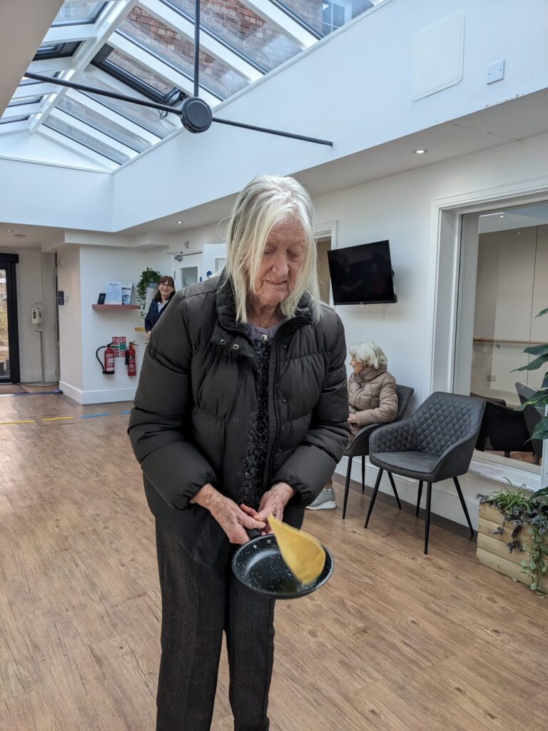 Flipping Good Fun: Pancake Day Fun at Middleton Hall Retirement Village ...
