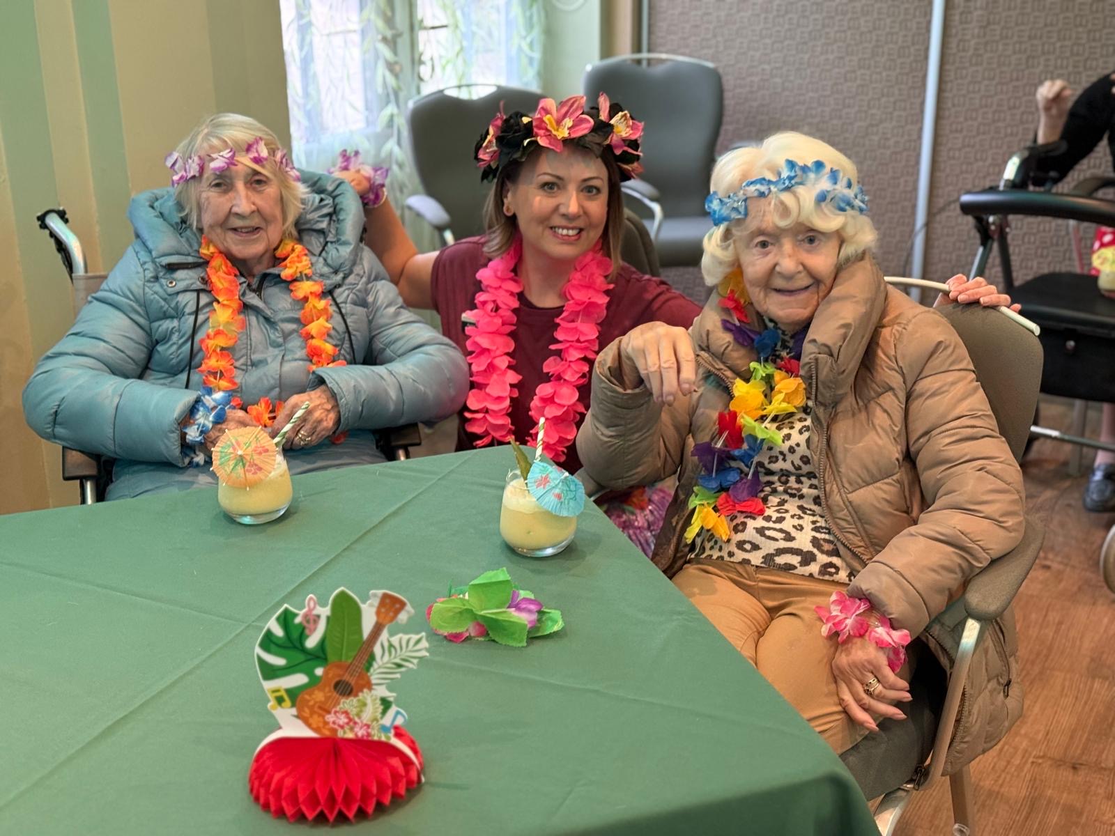 Middleton Hall Residents Take an Armchair Trip to Hawaii for a Tropical ...