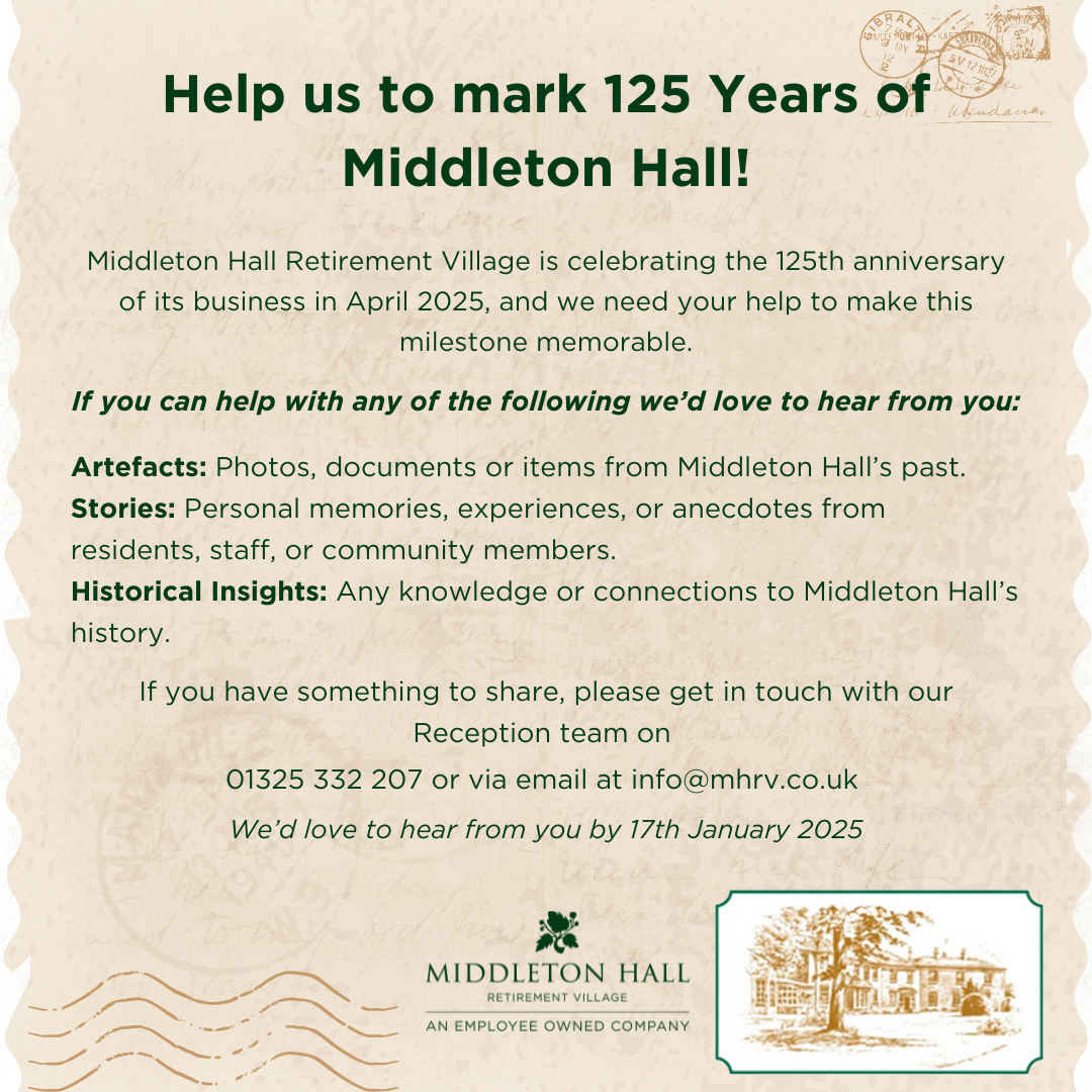 Help to make Middleton Hall’s 125th year anniversary celebrations memorable! - Middleton Hall ...